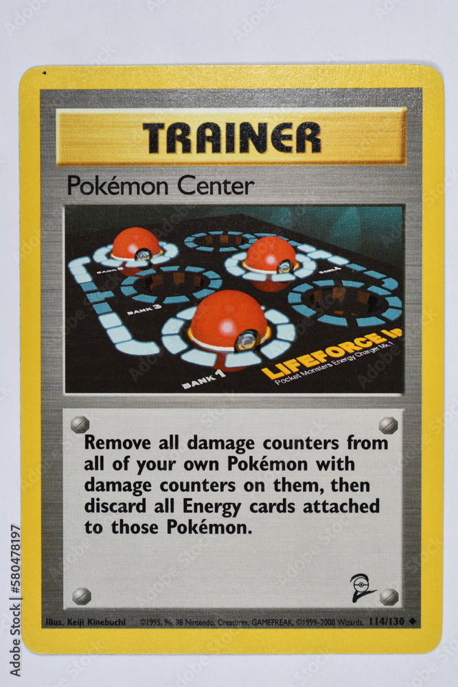 Pokemon Trading Card, Pokemon Center. Stock Photo | Adobe Stock