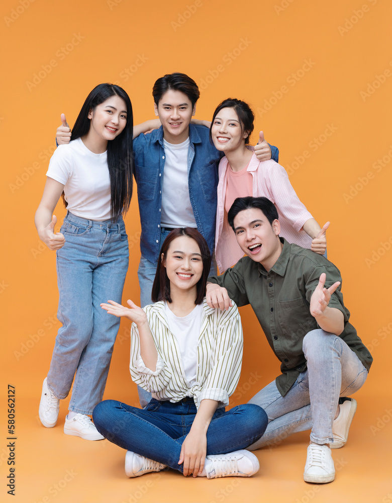 Group people, friends on background Stock Photo | Adobe Stock