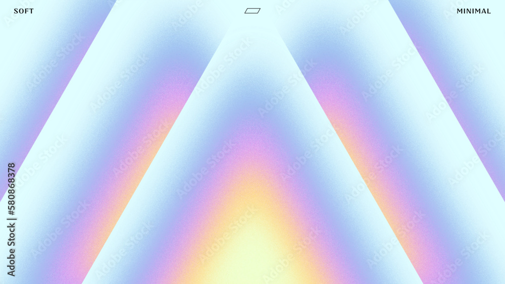 Prismatica Minimalist Fuzzy Triangle Gradient on Light Background with ...