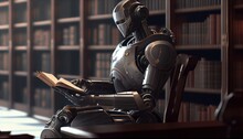 Robot Reading Information Free Stock Photo - Public Domain Pictures