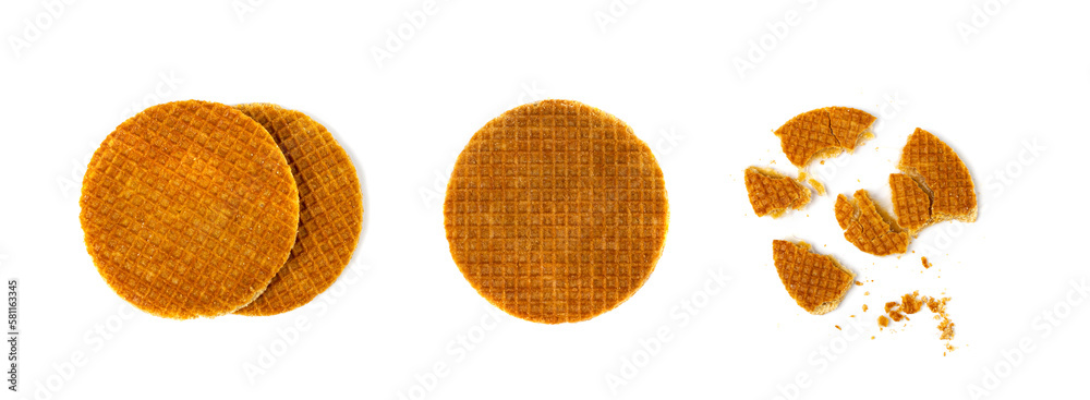 Dutch Waffles, Broken Stroopwafel Cookies, Caramel Waffle, Thin Toffee ...