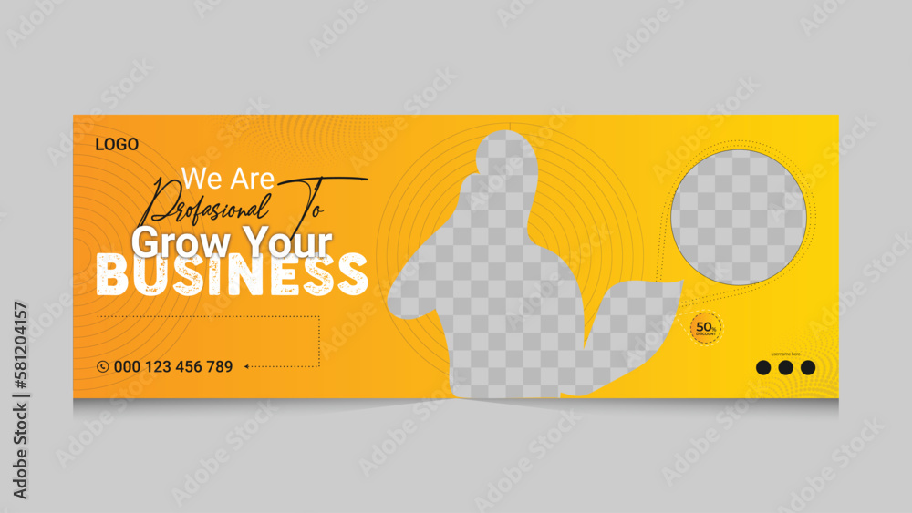 Corporate Banner Design Template, Professional business cover page ...