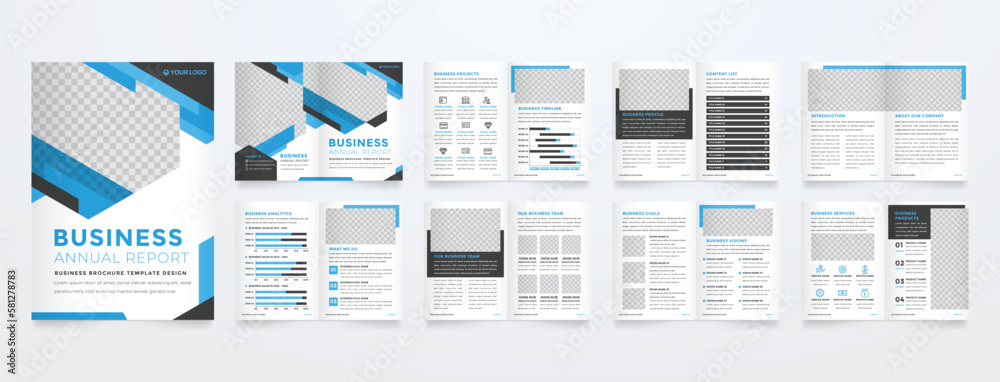 minimalist brochure template with modern concept and minimalist layout ...