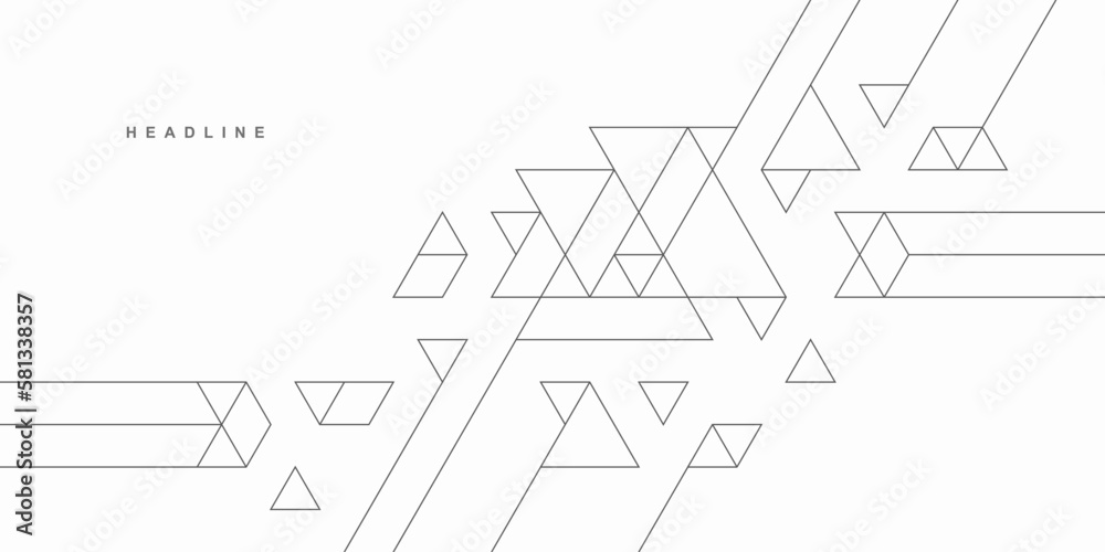 Abstract Geometric Technological Background Vector Creative Design Stock Vector Adobe Stock