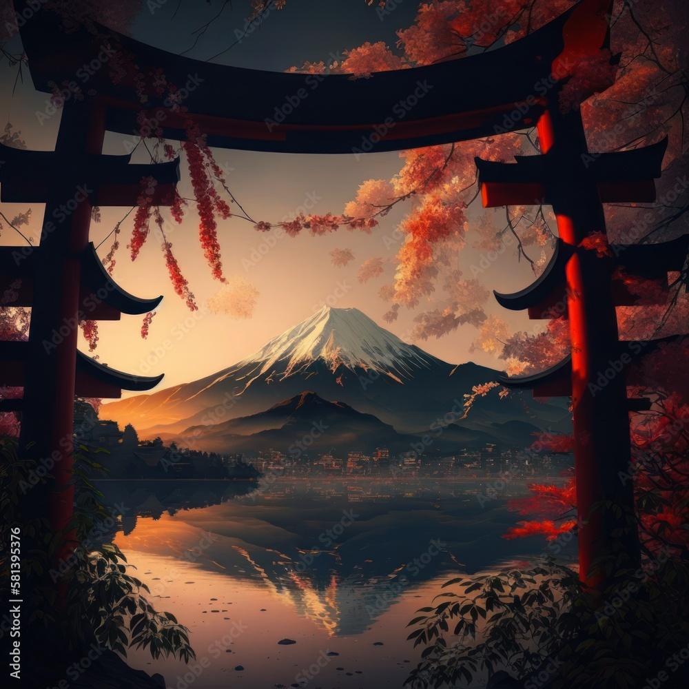 Japan Style Wallpaper Background Stock Photo | Adobe Stock