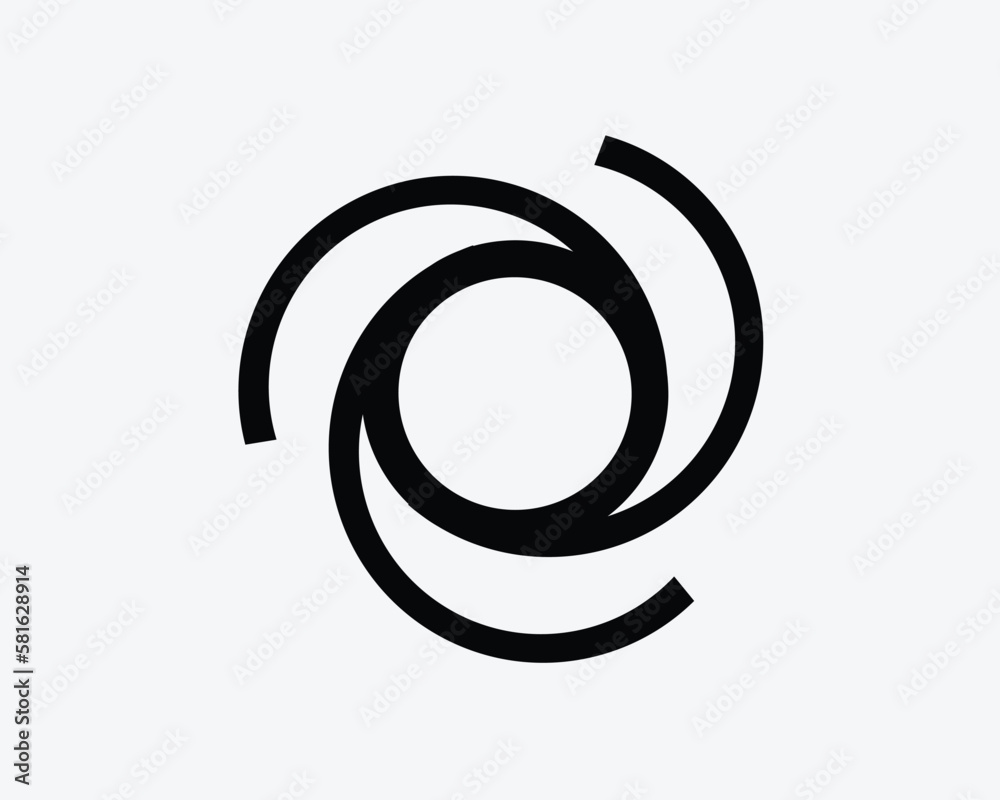 Tornado Icon Twister Spiral Spin Spinning Twist Swirl Rotate Vector ...