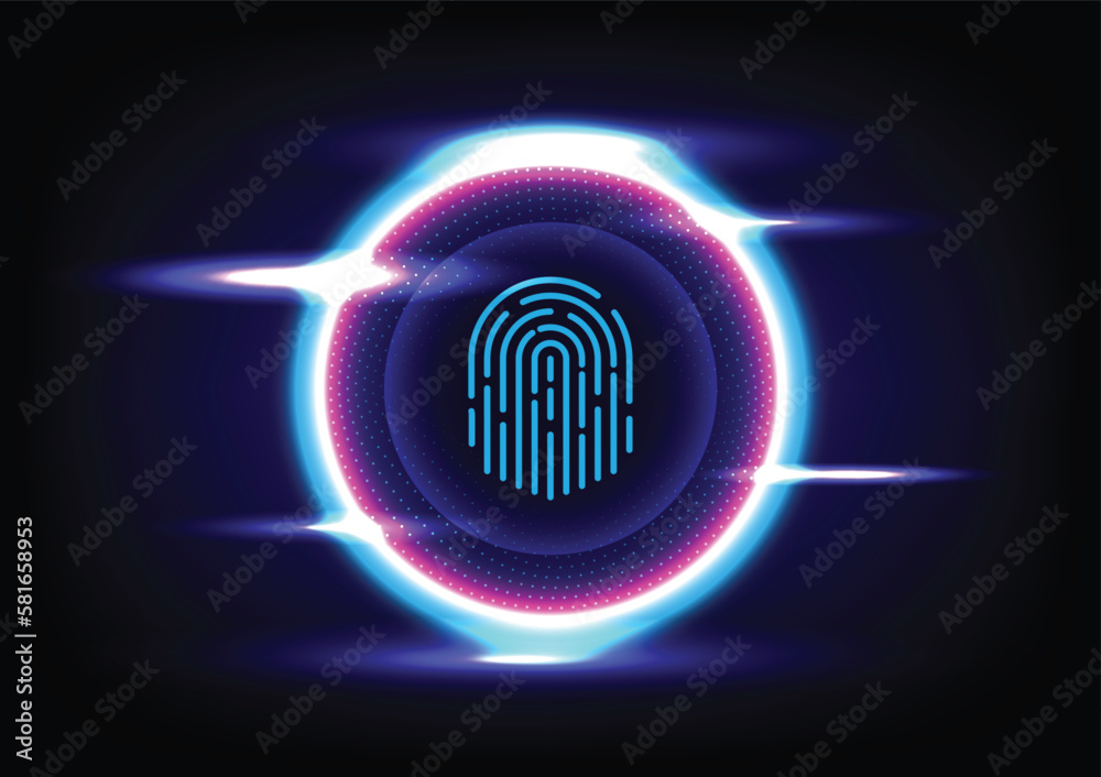 Fingerprint Scanning Identification in a printed circuit.System ...
