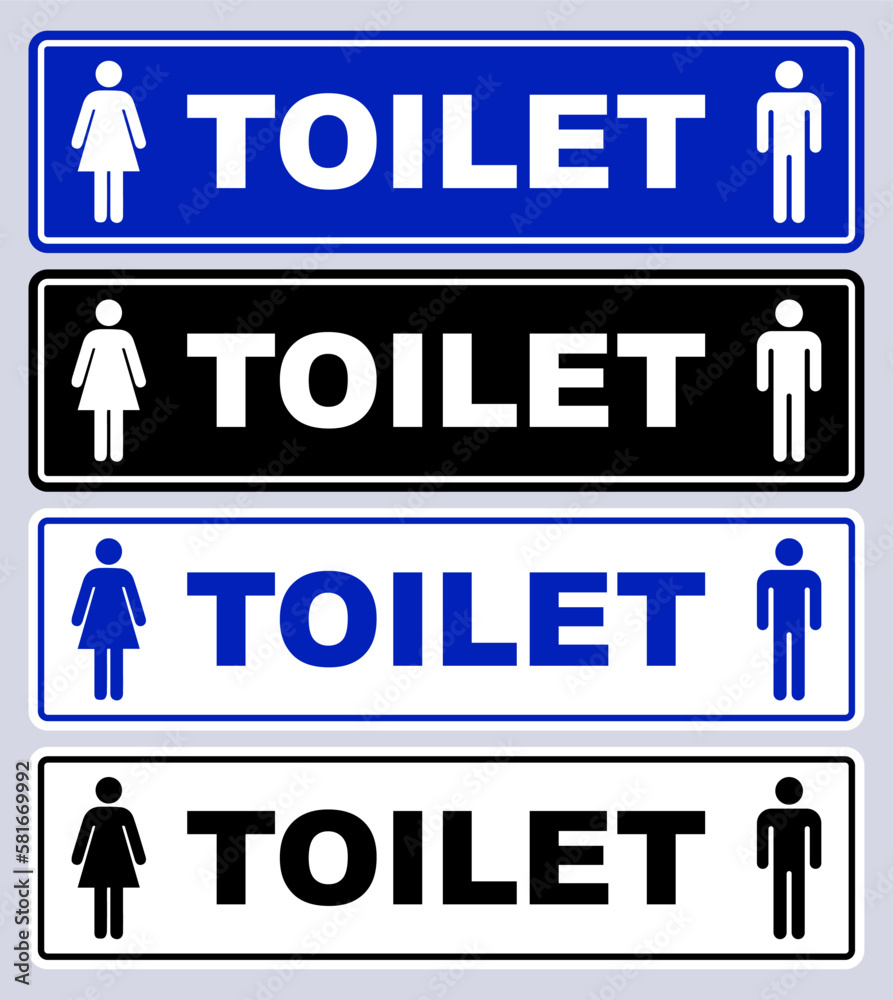 toilet sign printable public signage restroom wc simple minimalist man ...