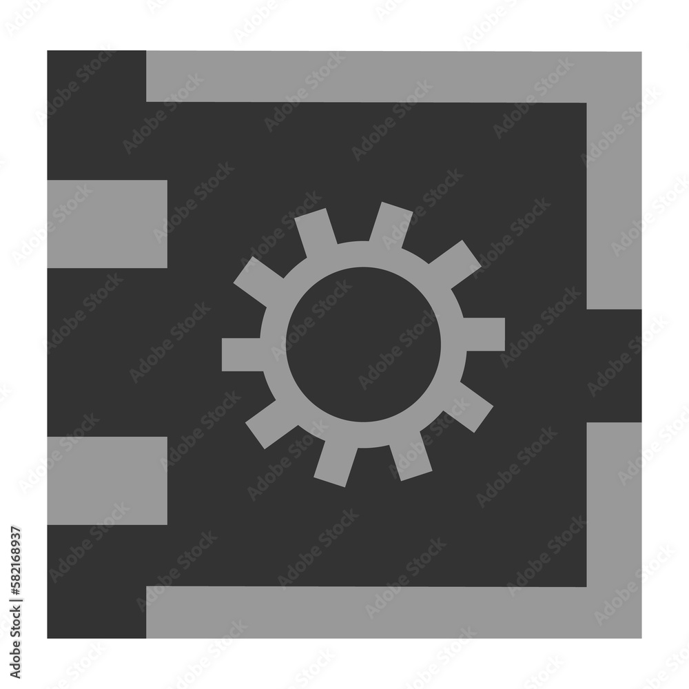 safe icon png image with transparent background Stock Illustration ...