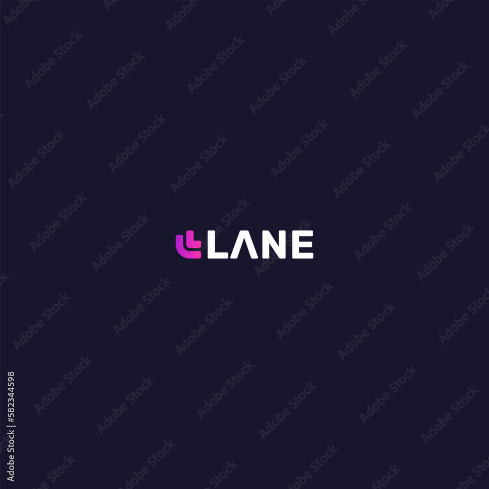 lane logo Stock Vector | Adobe Stock