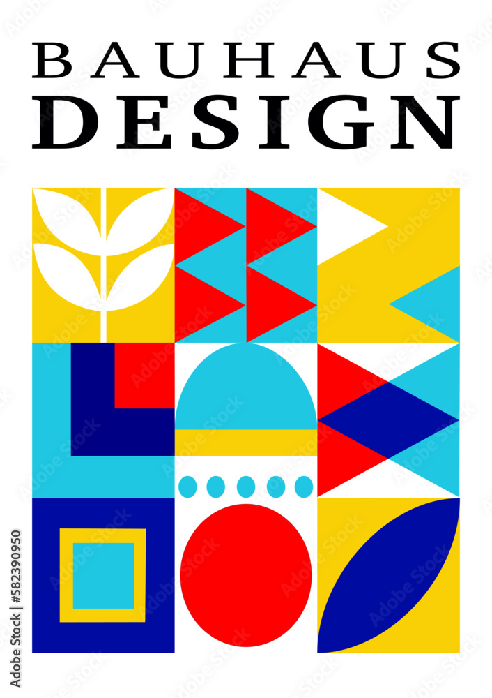 Stock-Vektorgrafik „Obra de arte, póster inspirado postmoderno de ...