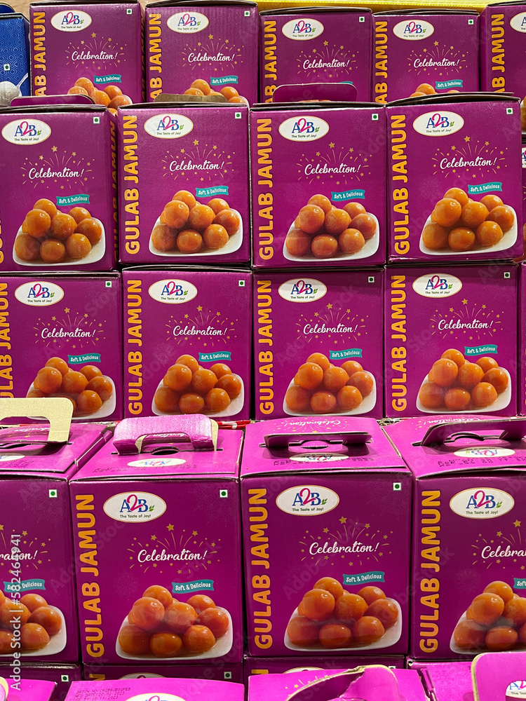 Chennai, India - March 4th 2023: Famous Ghee laddu Sweets for Sale with ...