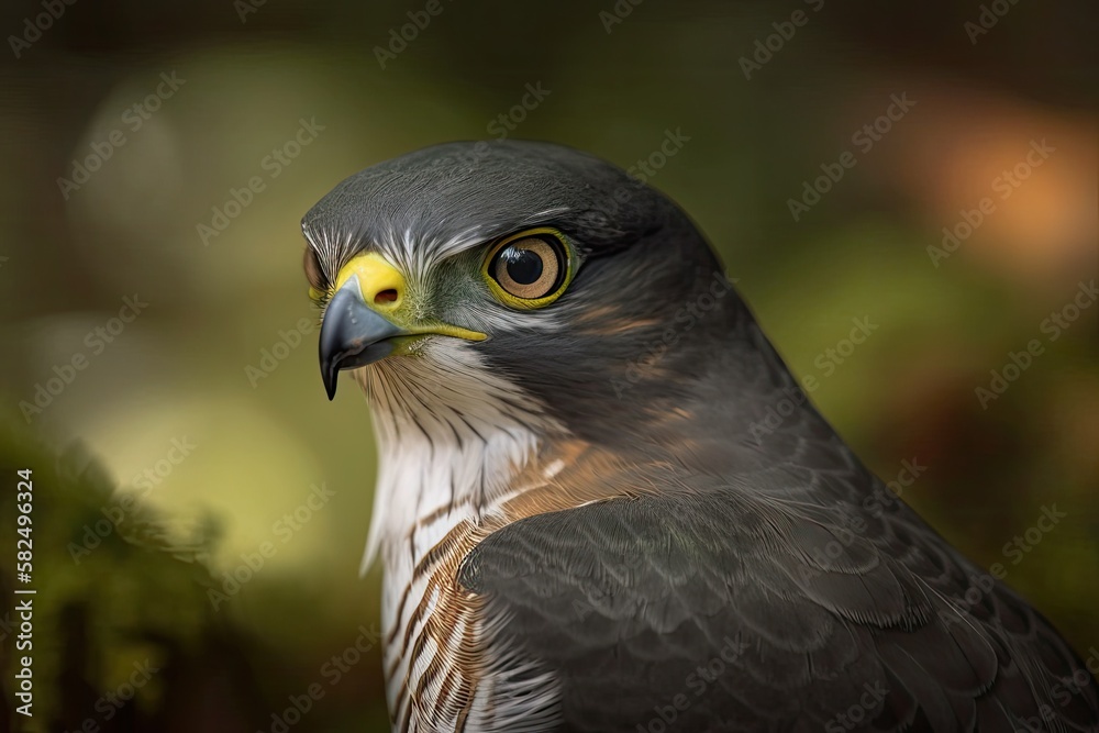 The Eurasian sparrowhawk (Accipiter nisus), often known as the northern ...