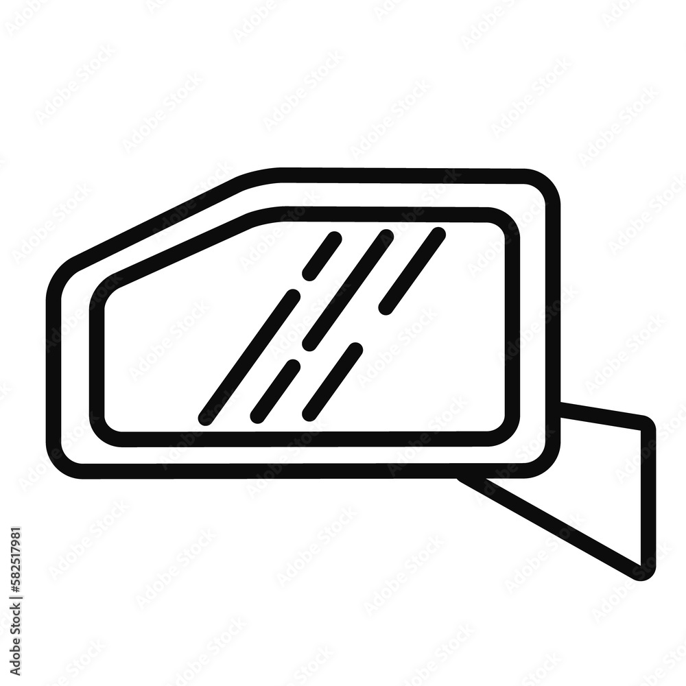 Car rearview mirror icon png image with transparent background Stock ...