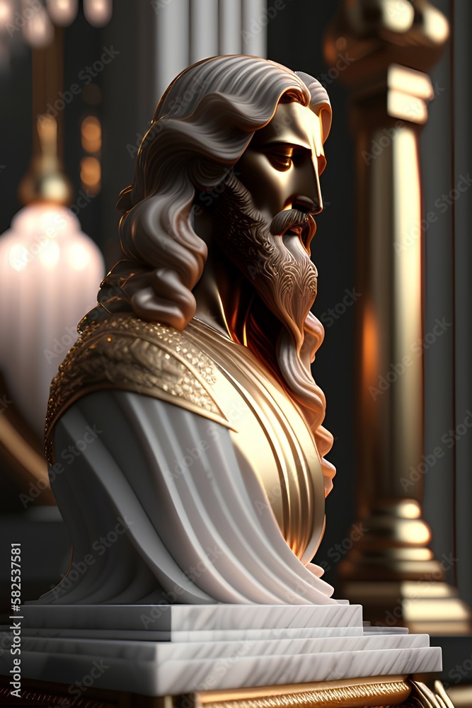 Jesus Christ Statue Stock Illustration | Adobe Stock