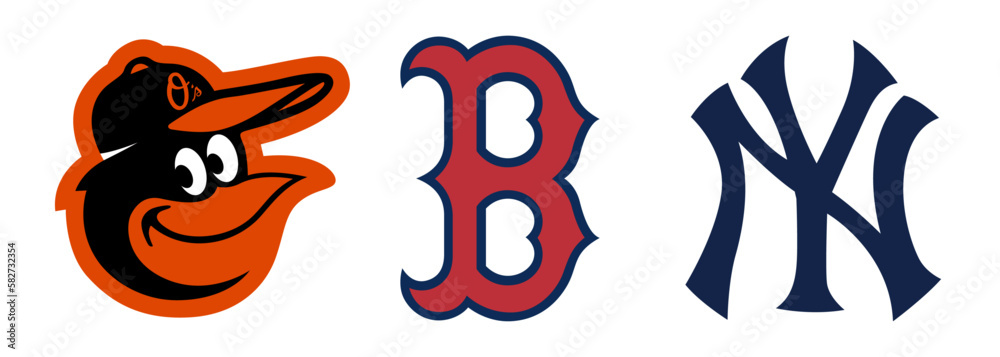 Vector logo of the Baltimore Orioles Major league Baseball team. Boston ...