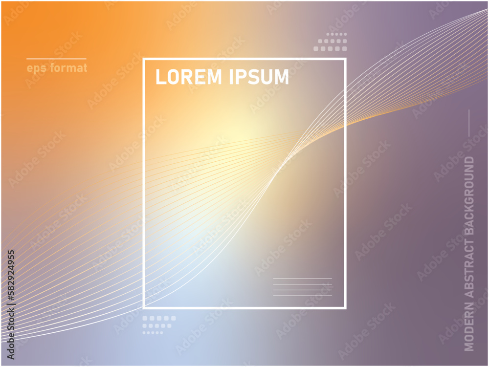 Yellow purple modern abstract design layout template for data research ...