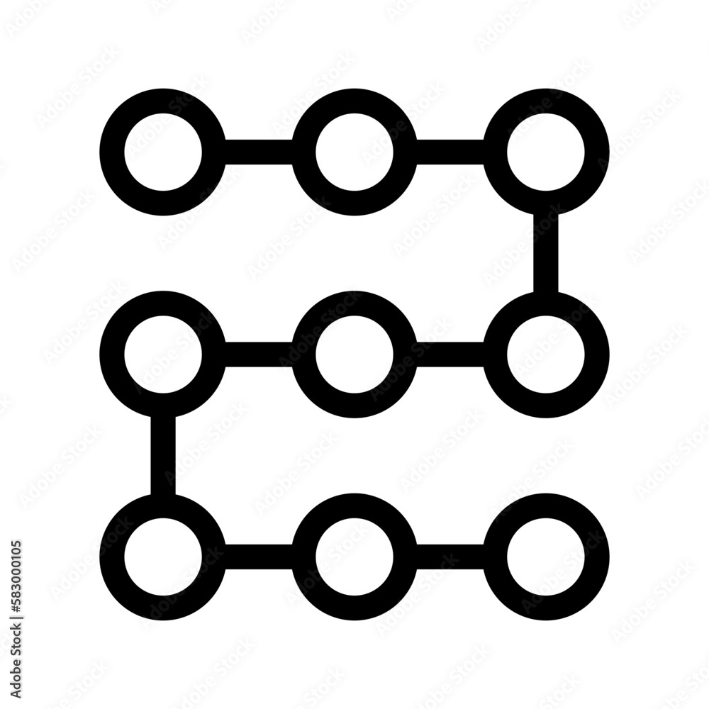 Schema Icon Vector Symbol Design Illustration Stock Vector | Adobe Stock