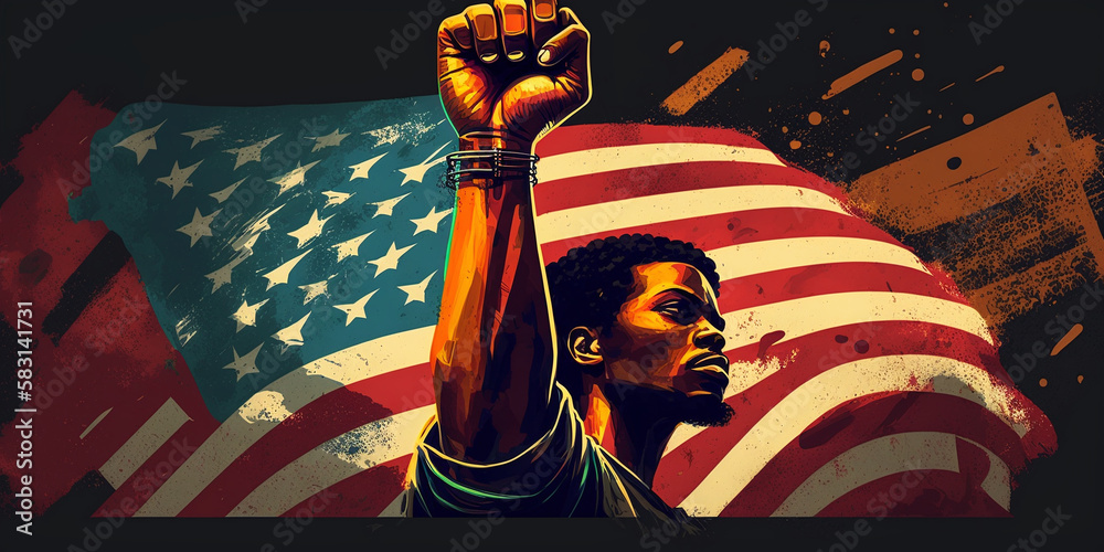 Black History Month, Juneteenth. Background, poster, greeting card ...