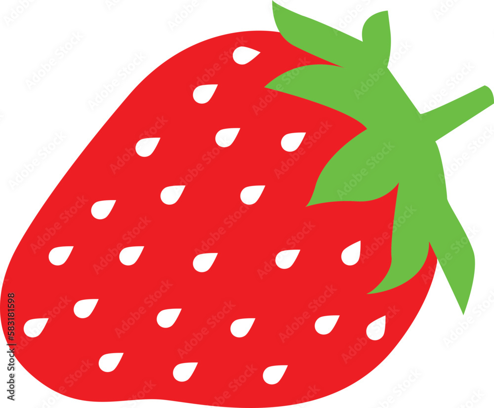 strawberry svg vector cut file for cricut and silhouette Stock Vector ...