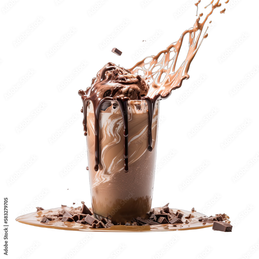 chocolate milk shake, transparent background png Stock Illustration ... chocolate milk shake, transparent background png Stock Illustration ...