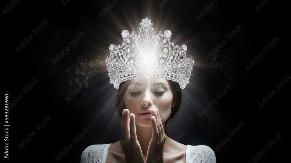 Imagine a bright, white light at the crown of your head, connecting you ...