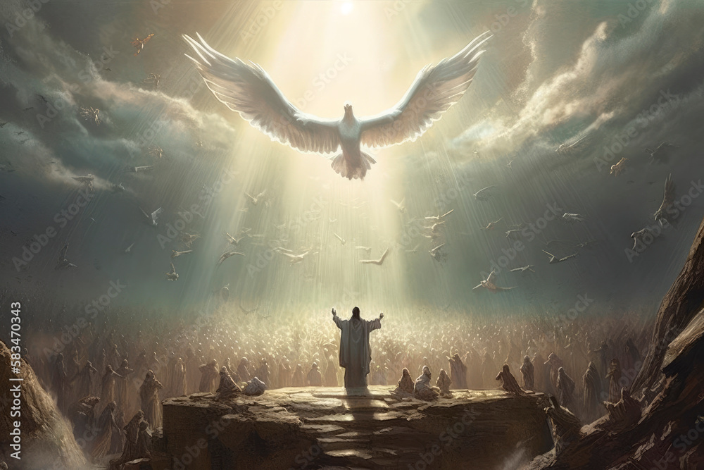 On Pentecost the Holy Spirit will descend on them. A lot of people have ...