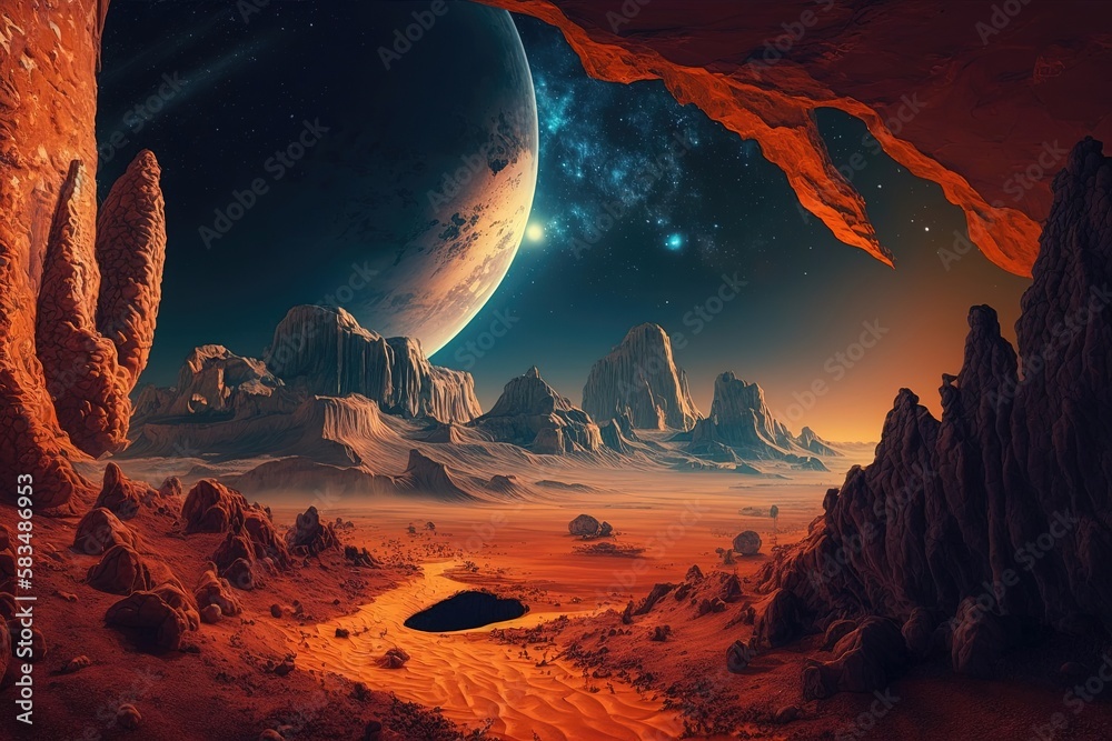 The vibrant colors, breathtaking landscapes, and mesmerizing skies of a ...
