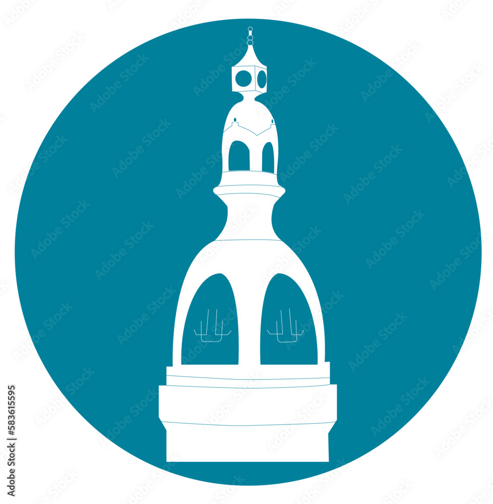 Image vectorielle Stock La Tour LU de Nantes | Adobe Stock