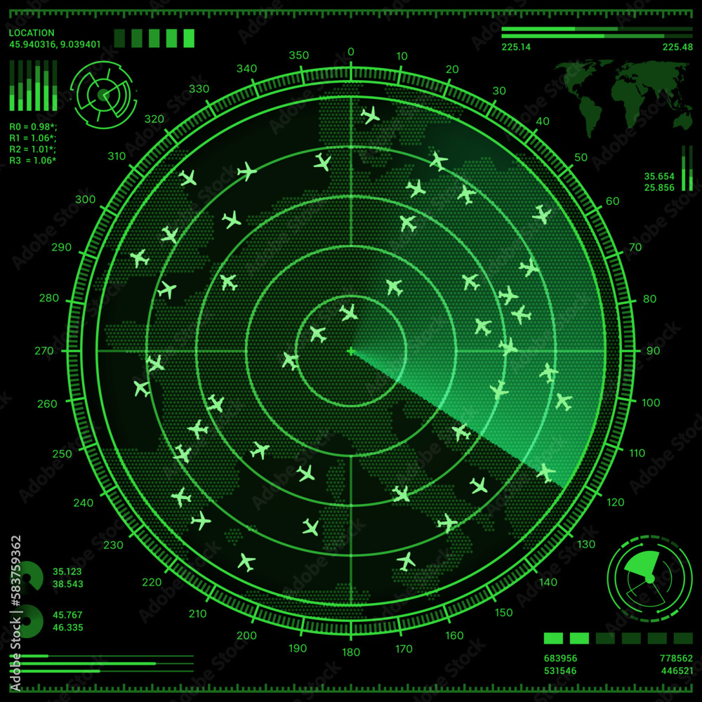 Air Traffic Control Screen