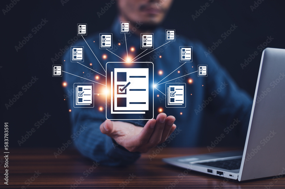 documents manage program (DMS),Document management system concept ...