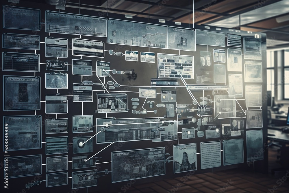 Business Process And Workflow Automation With Flowchart Business Hierarchy Structure Virtual
