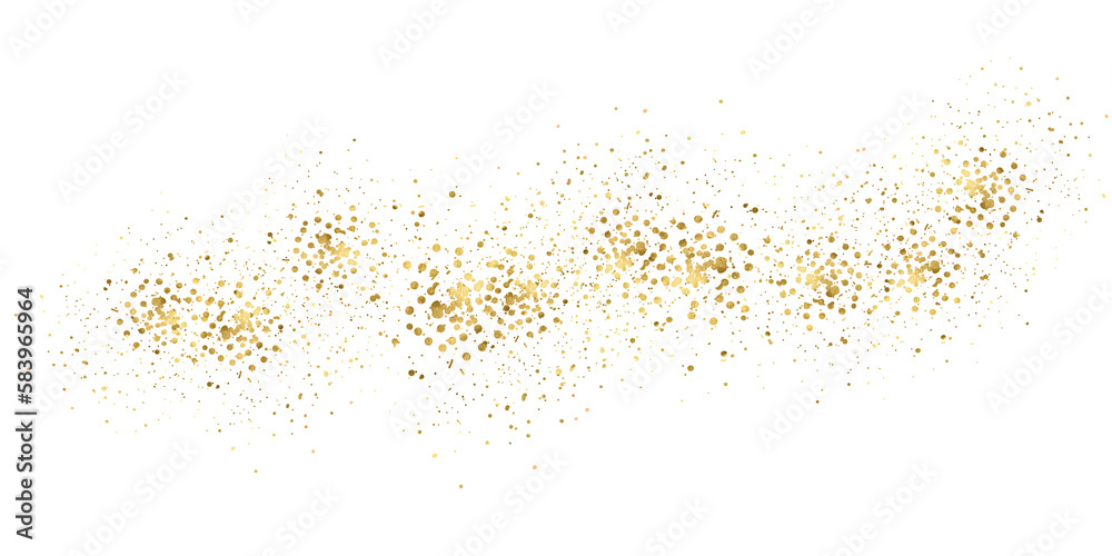 Gold sparkle splatter border. Golden stars Gold Foil Frame Gold brush ...