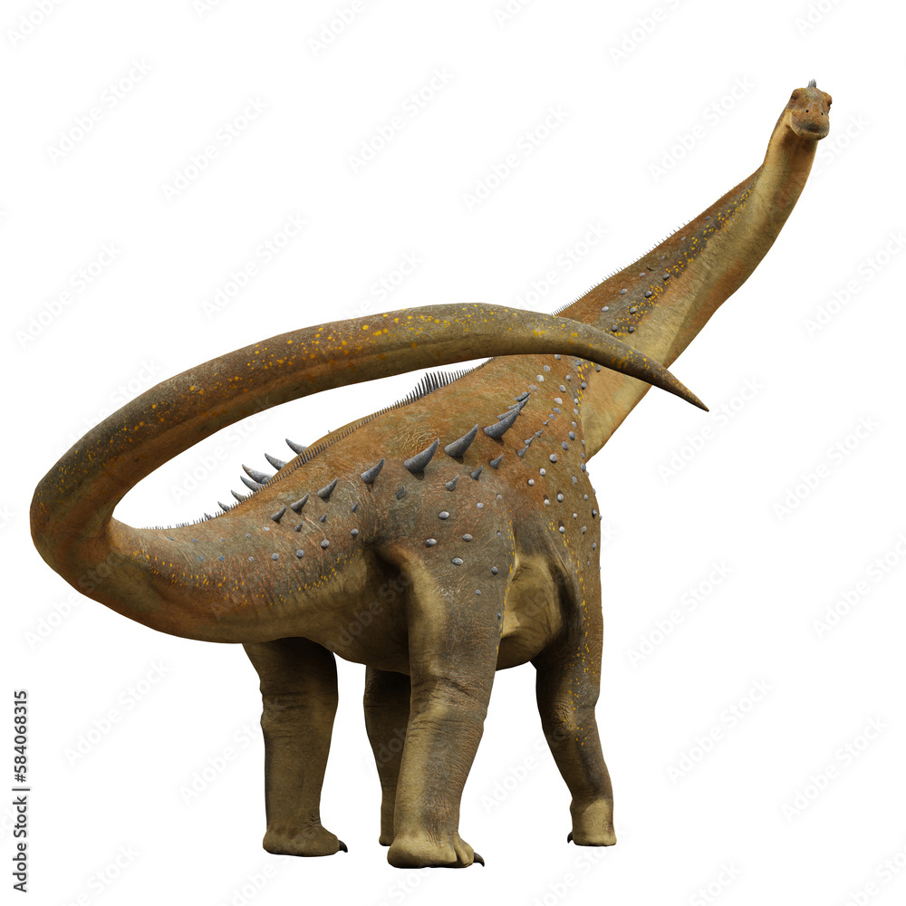 Alamosaurus, a long-necked Titanosaurus dinosaur from the Late ...