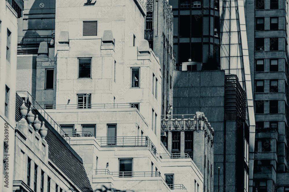 cyanotype style color of building textures of new york NYC texture and ...