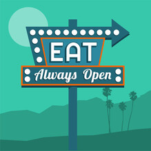 EAT Sign Free Stock Photo - Public Domain Pictures