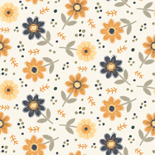 Fall Sunflower Pattern Background Free Stock Photo - Public Domain Pictures