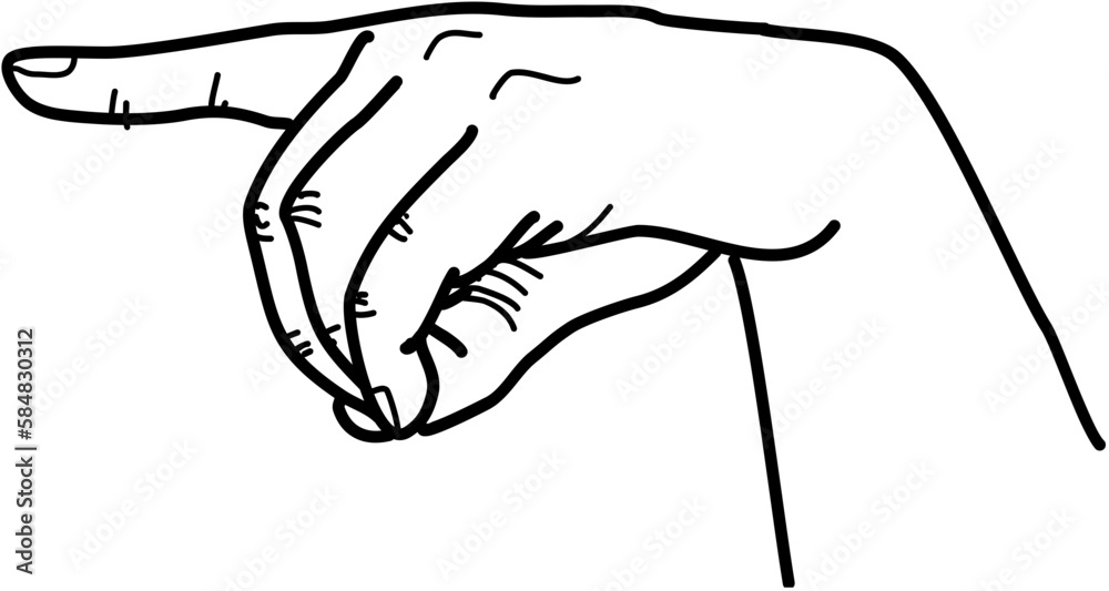 เวกเตอร์ Stock lingua italiana segni Italy sign language alphabet in ...