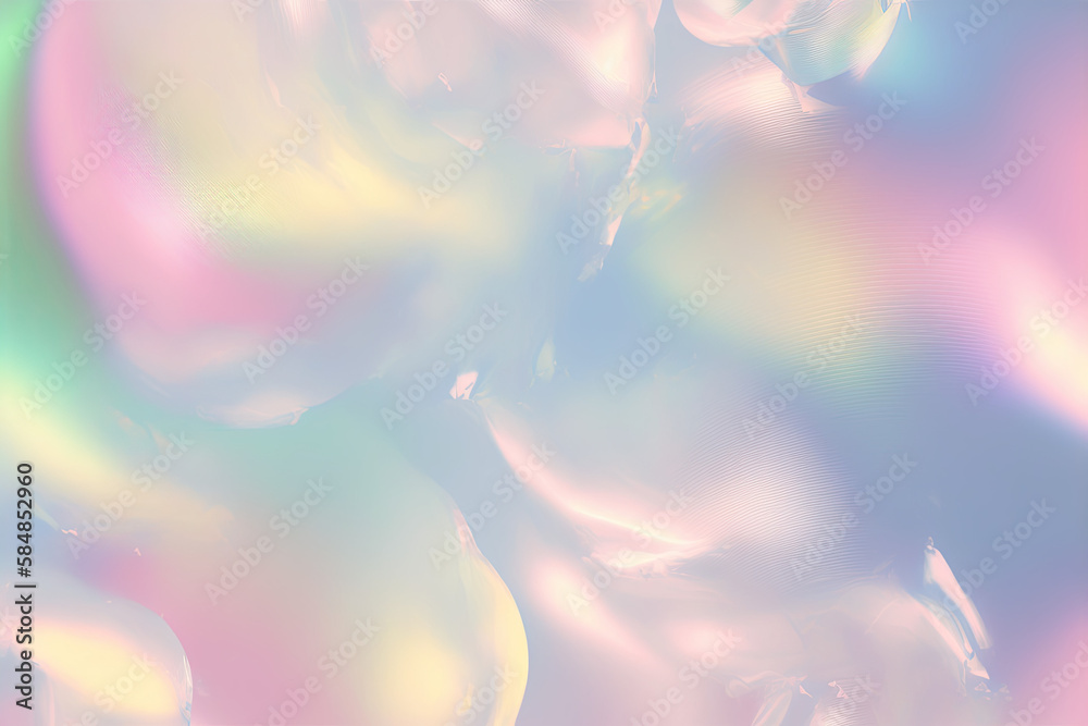 Y2K iridescent pastel Nostalgic liquid texture background (generative ...