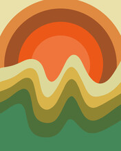 Retro Sunrays Art Free Stock Photo - Public Domain Pictures