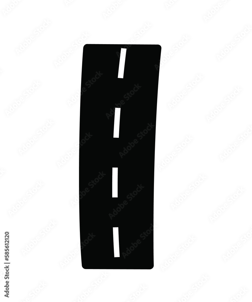 Ilustración de Stock Race Track Alphabet SVG,Road Numbers,Letters,Road ...
