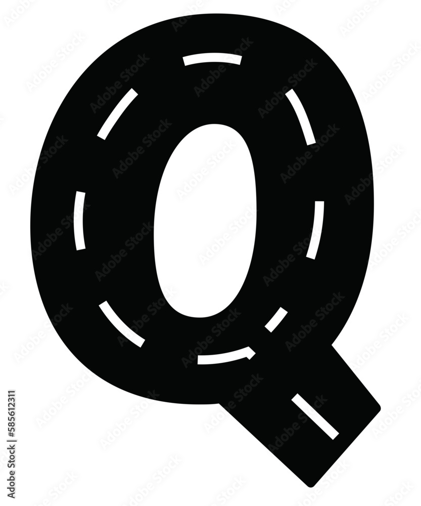 Стоковое векторное изображение «Race Track Alphabet SVG,Road Numbers ...