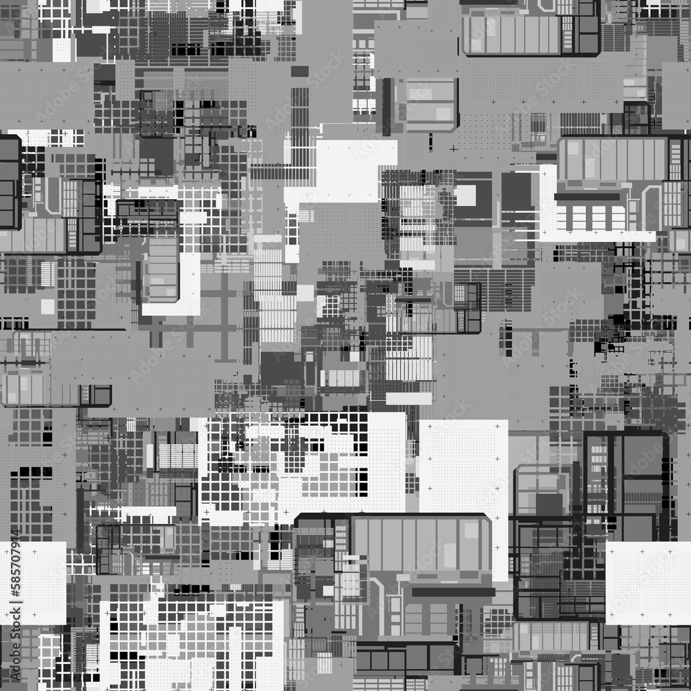 SCIFI displacement map for 3d texture Stock Illustration | Adobe Stock