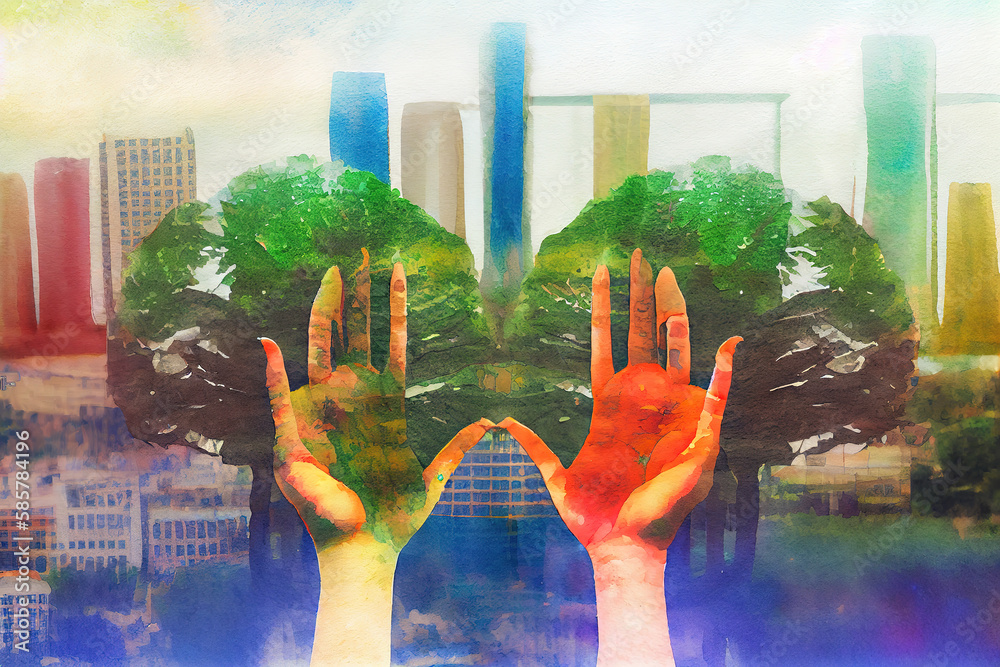 Ilustración de Stock Sustainable development goals (SDGs) concept ...