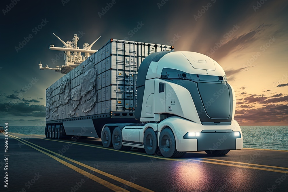 autonomous cargo transportation system, with unmanned vehicles ...