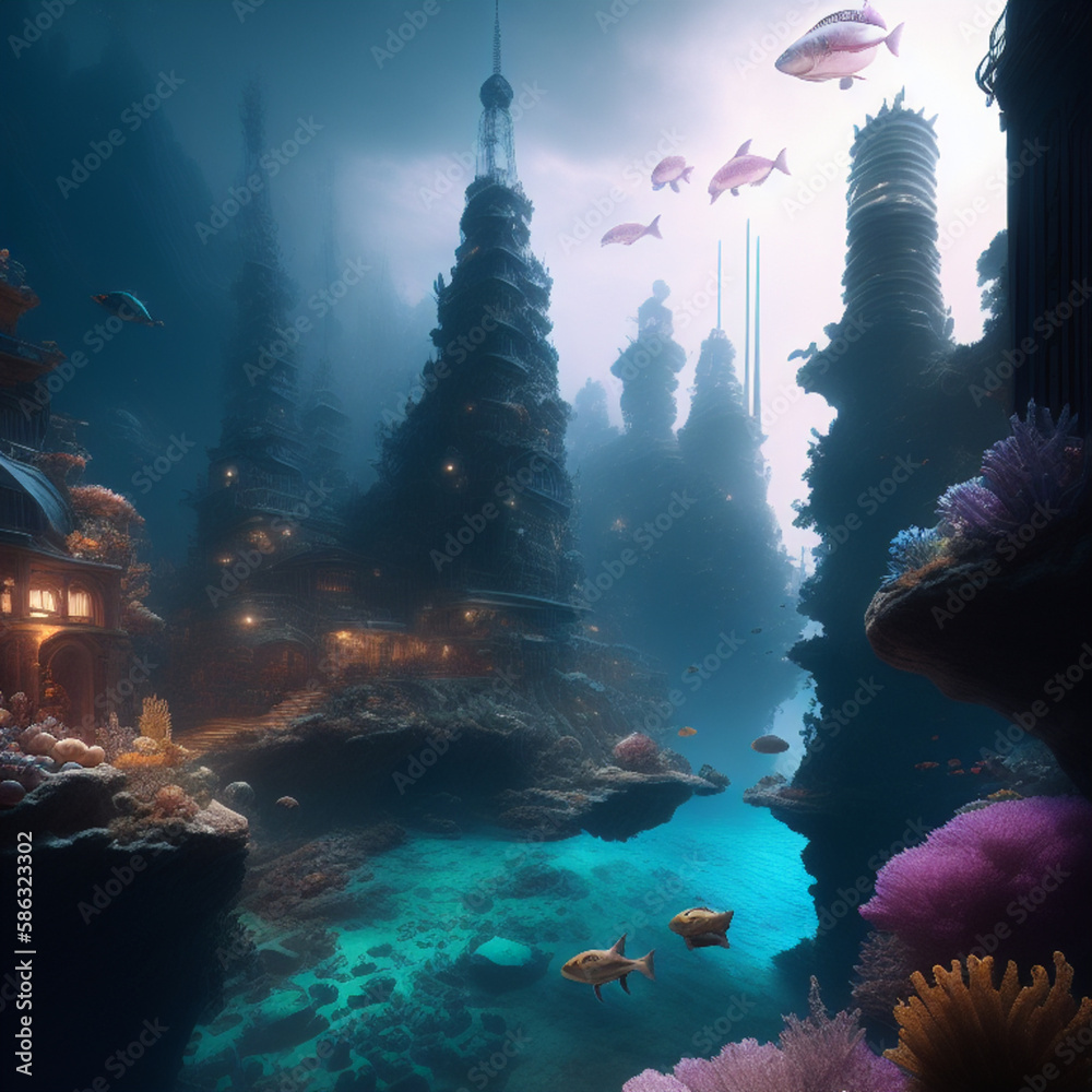 Explore the mysterious deep sea with surreal images of underwater ...