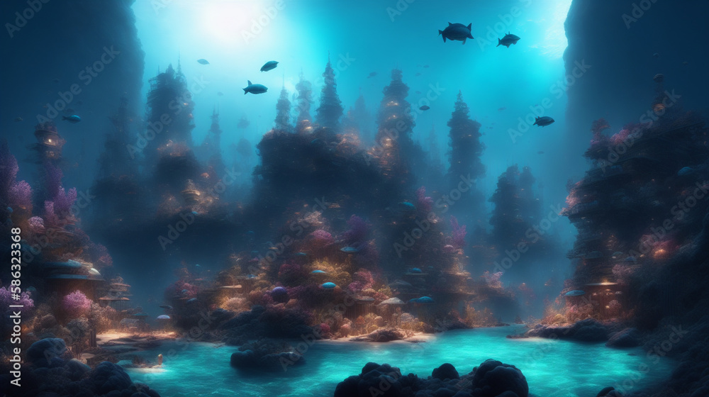 Explore the mysterious deep sea with surreal images of underwater ...