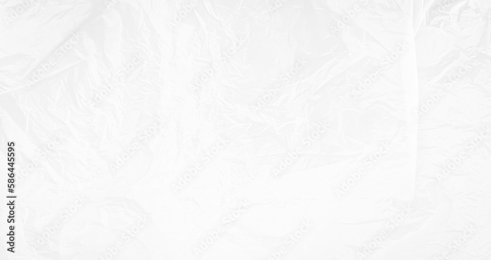 White paper texture wrinkle effect on transparent background. Crumpled ...