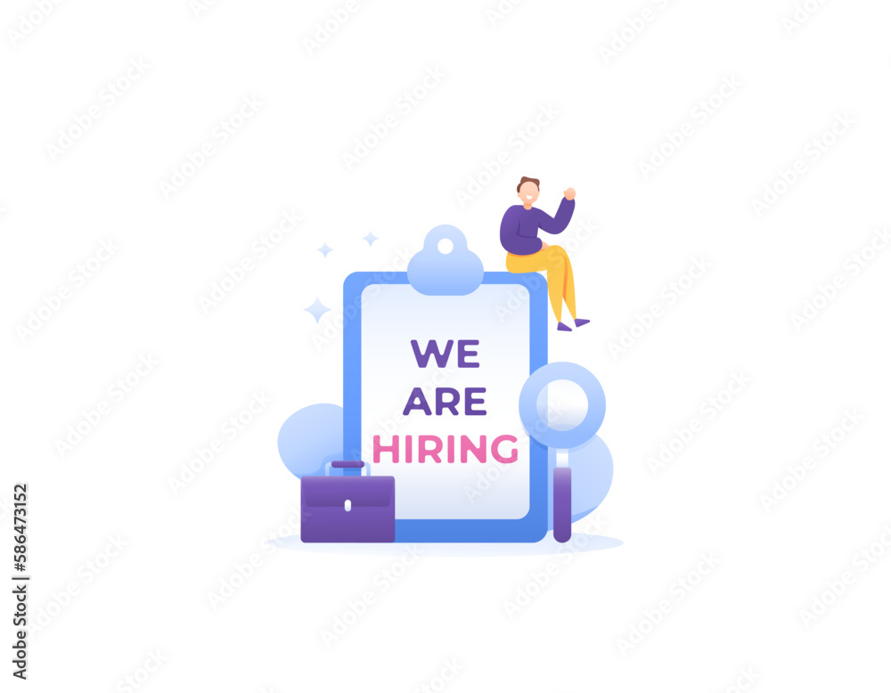 we are hiring. new employee recruitment and candidate search. human ...