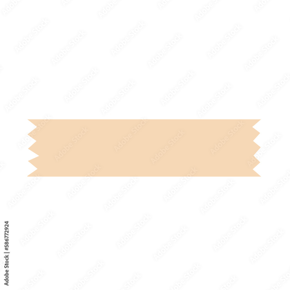 Adhesive tape. Aesthetic tape. Cute tape. Washi tape. Paper tape. Transparent tape Stock Vector Adobe Stock